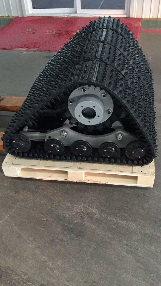 ATV / UTV Rubber Track System Lightweight Structure 34 Link For All Terrain