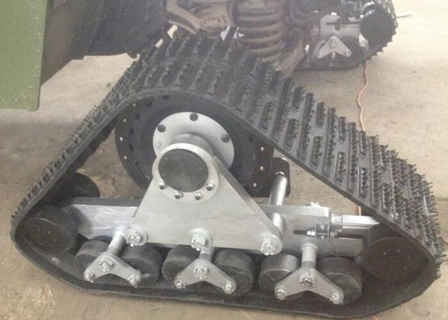 Jeep / Truck Rubber Track System Small Size With 400mm Width Crawler