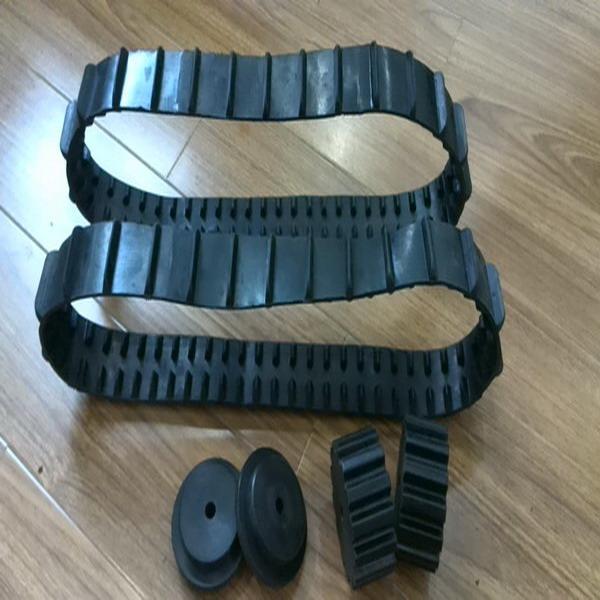 54 Links Robot Rubber Tracks 1026mm Length With Good Tensile Strength