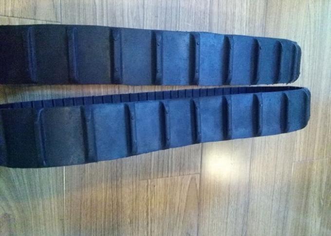 Small Size Lightweight Rubber Tracks , Length 1000mm Mini Rubber Tracks