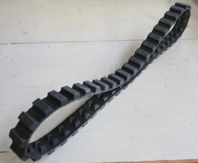 Adjustable Black Small Rubber Tracks / Rubber Tank Tracks For Robots 40 ...