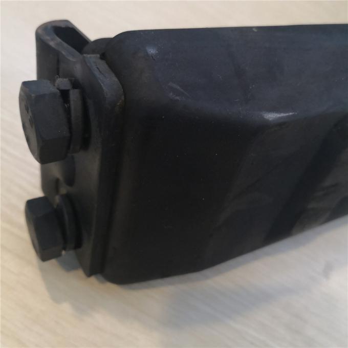 Black Rubber Steel Clip On Roadliner Track Pads For Excavators