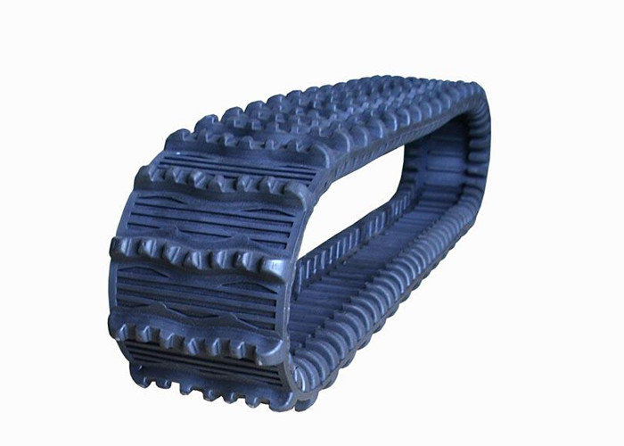 High Running Speed Large Robot Tracks , Rubber Tank Tracks For Robots