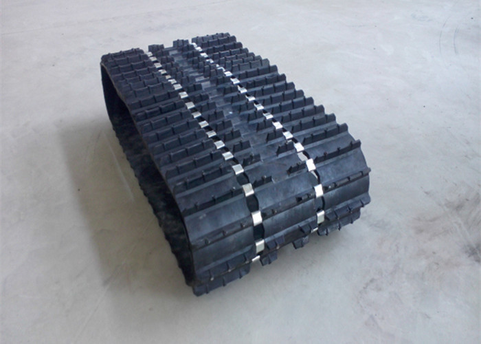 High Running Speed Custom Snowmobile Rubber Track For ATV / SUV