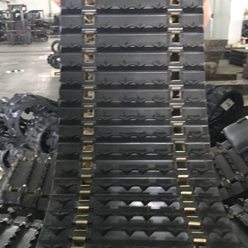 ATV UTV Snow vehicles high speed rubber track with wheels Custom rubber ...